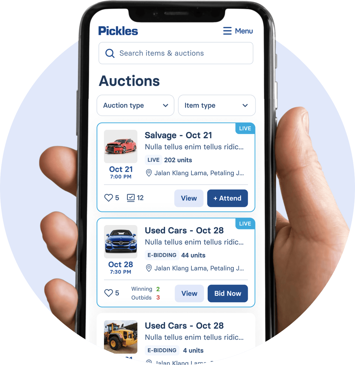 Pickles Auctions. Online Auctions. Buy and Sell Used Cars, Bikes, Repo ...